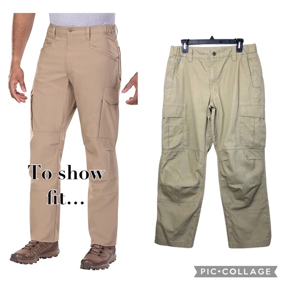 Vertx | Pants | Vertx Tan Tactical Pants Cargo Lightweight Relaxed ...